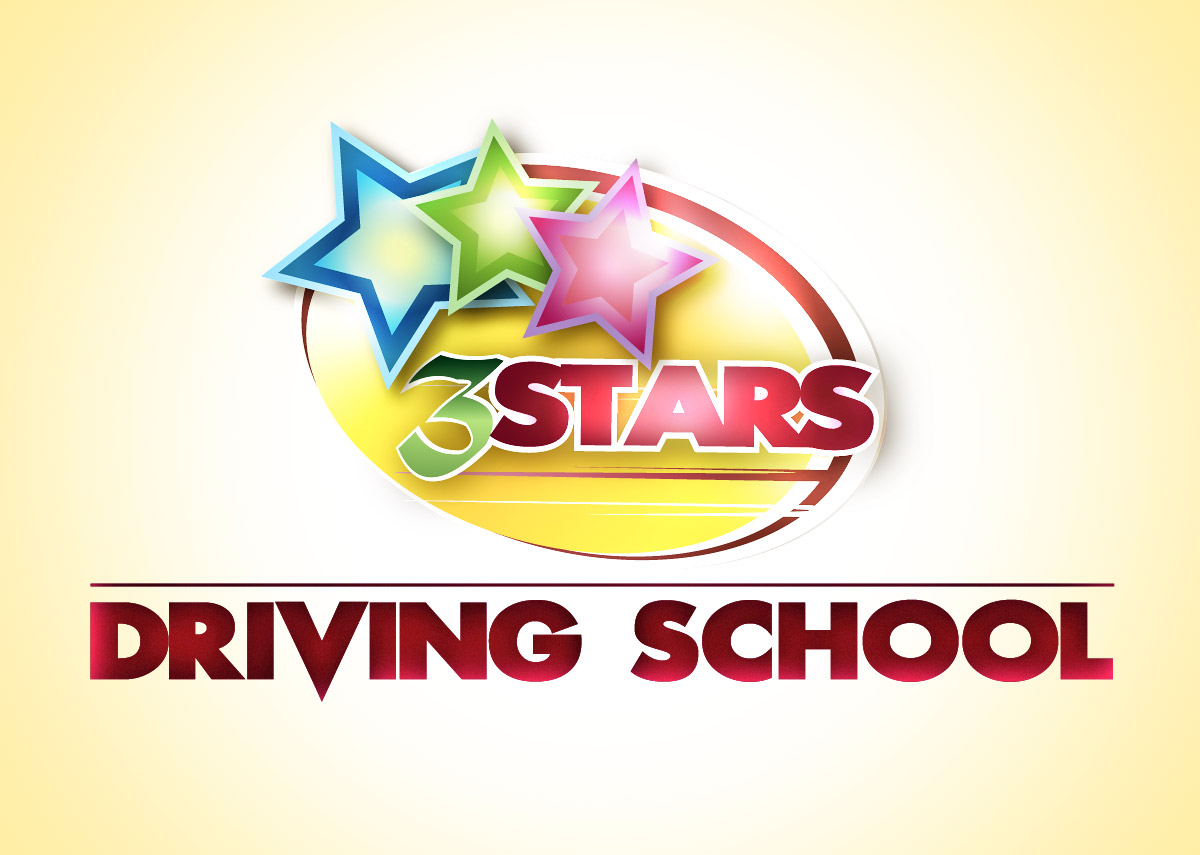 3 Star Driving School MD USA Logo | BrandSquire
